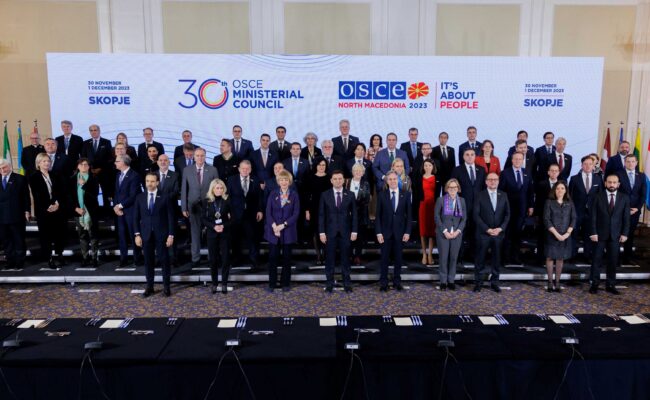 Monaco participe à la 30ème réunion du Conseil Ministériel de l’OSCE