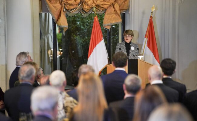 Isabelle BERRO-AMADEI présente ses vœux aux Corps diplomatique et ...