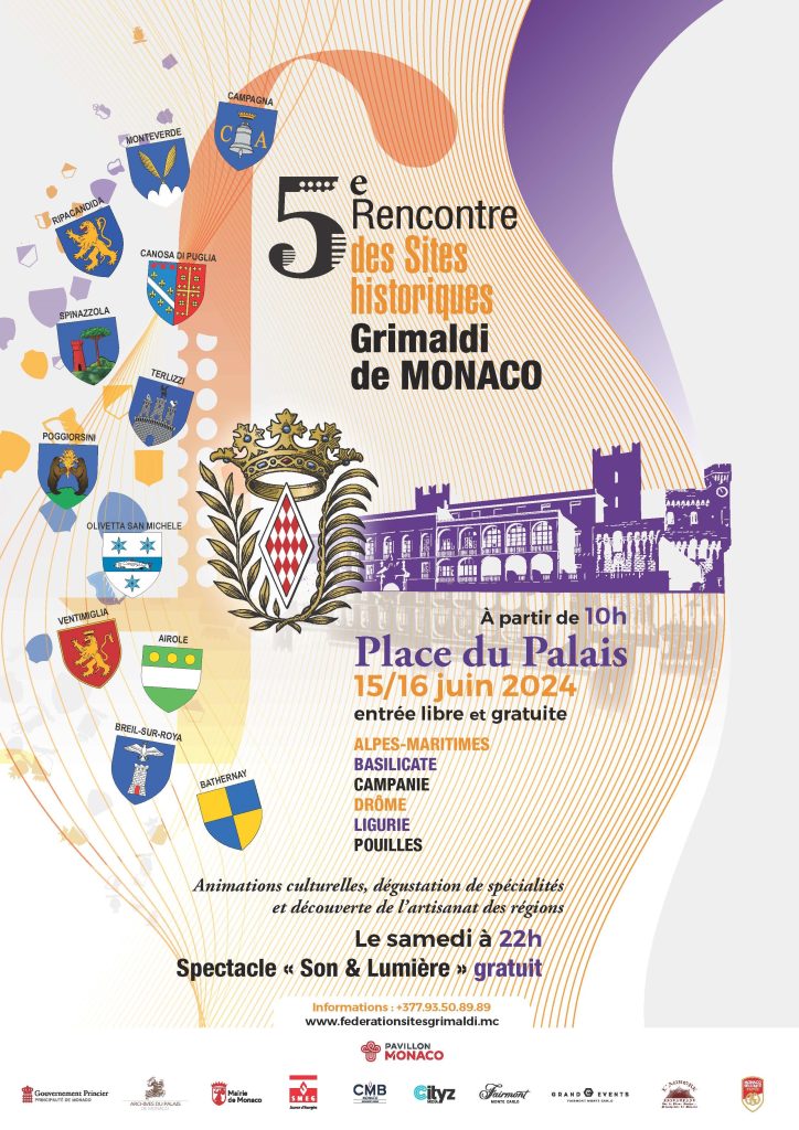 5ème Rencontre des Sites historiques Grimaldi de Monaco 15 et 16 juin ...